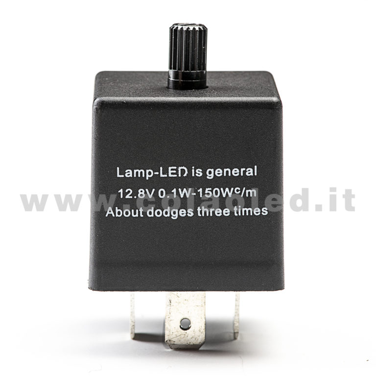 RELÈ INTERMITTENZA REGOLABILE PER INSTALLAZIONE LAMPADINE LED FRECCIA ...